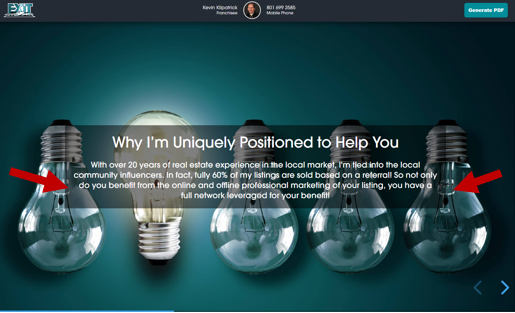 Presentation User Settings
